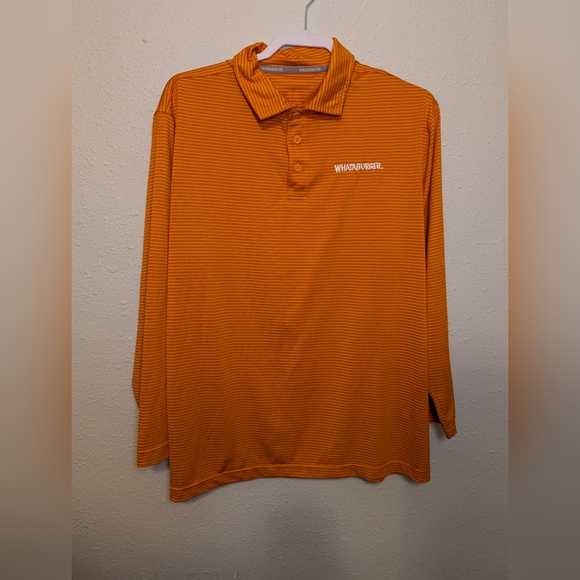 Whataburger | Shirts | Whataburger Mens Orange Striped Shirt Large ...